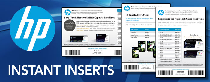 HP Instant Inserts | Supplies Network